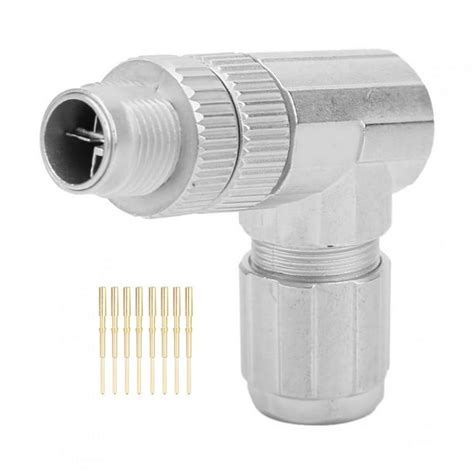 Connector Plugaviation Connector Plug M12 Coding Plug Degree Assembled Plug Optimized For