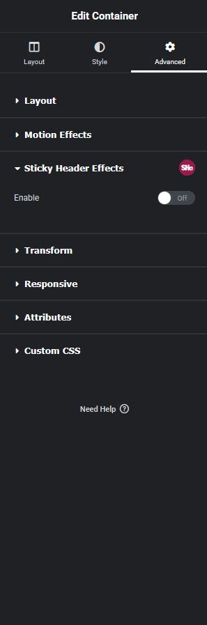 How To Change Elementor Sticky Header Background Color On Scroll