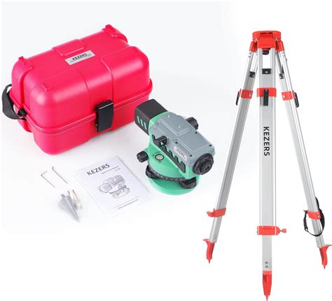 Kezers 36x Transit Level Kit With Tripod Automatic Optical Level Set With Tripod