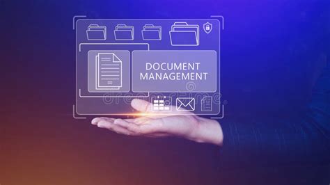 Document Management System Dms Being Setup It Consultant Working On Laptop Computer In Office