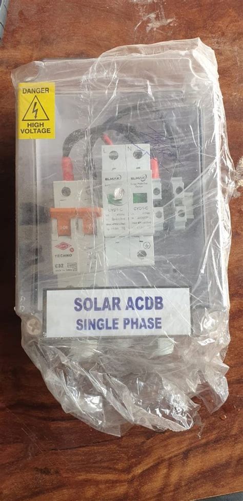 2 Kw Solar Acdb At ₹ 1550piece In Agra Id 2849492854291
