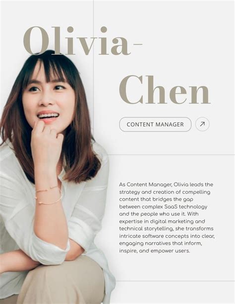 Biography Templates Create Professional Bios Cvs And Resumes Visme