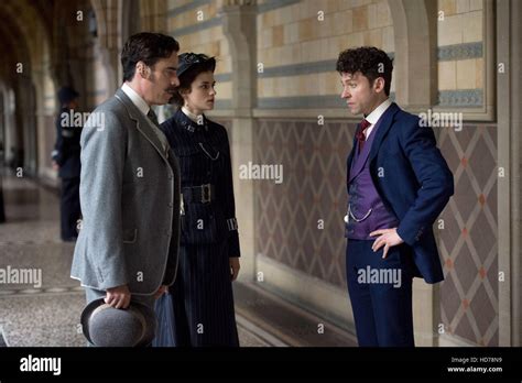 Houdini And Doyle From Left Stephen Mangan Rebecca Liddiard