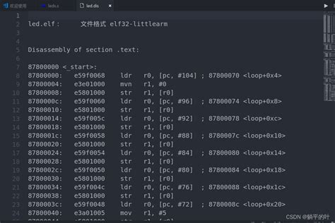 正点原子imx6ull裸机led灯汇编驱动imx6ull正点原子例程 Csdn博客