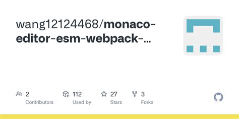 Github Wang12124468 Monaco Editor Esm Webpack Plugin