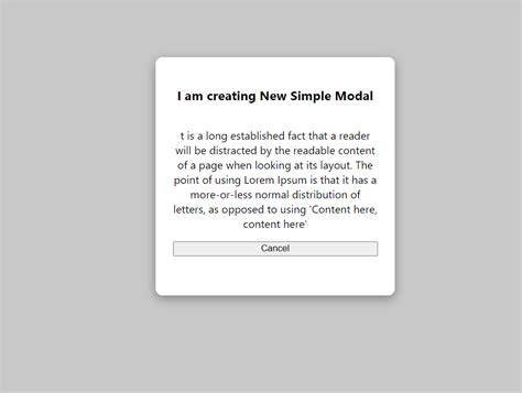Github Vishal Create Basic Modale React Js Create A Simple And Basic Modal Reactjs