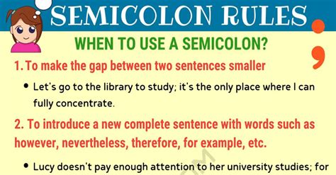 What Is A Semicolon What Is Called Learn How And When To Use A Semicolon In English With