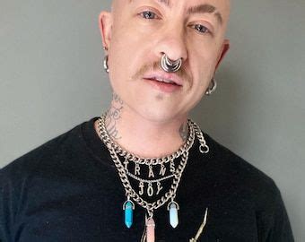 Queer And Trans Jewellery Septum Piercing Men Septum Piercing Nose Ring