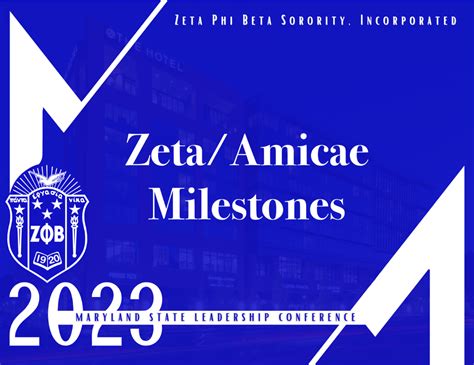 Zetaamicae Milestones Zeta Phi Beta Sorority Inc State Of Maryland