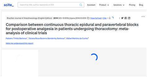 Comparison Between Continuous Thoracic Epidural And Paravertebral Blocks For Postoperative