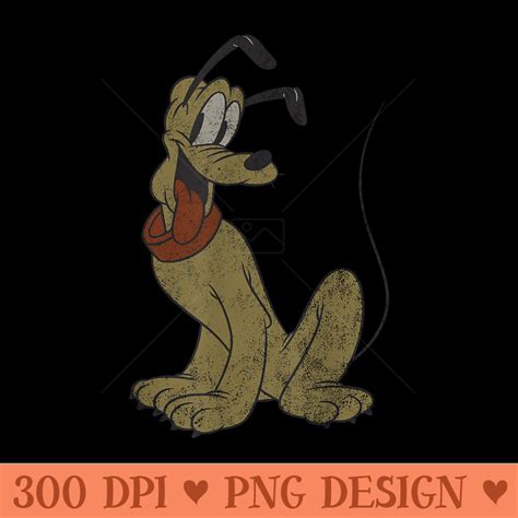 Disney Classic Pluto Graphic High Quality Png Download Inspire Uplift