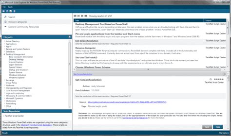 Microsoft Script Explorer Scripts Und How Tos Für Powershell Finden