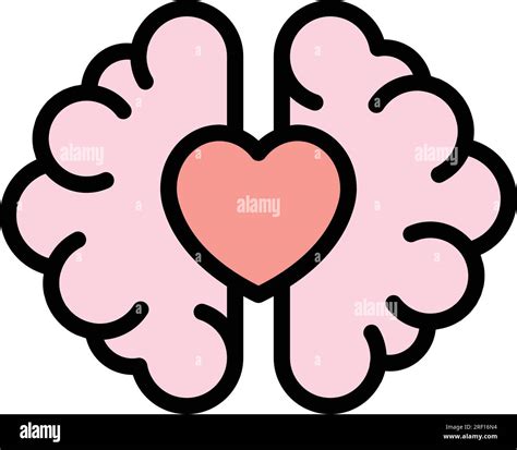 Smart Thinking Icon Outline Vector Critical Think Business Skill Color Flat Stock Vector Image