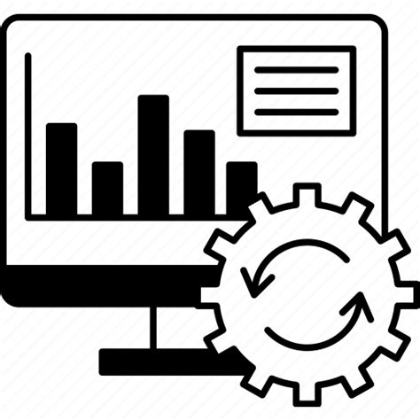 Automated Analysis Data Processing Information Icon Download On