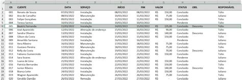 Como e onde usar a função LIN no Excel