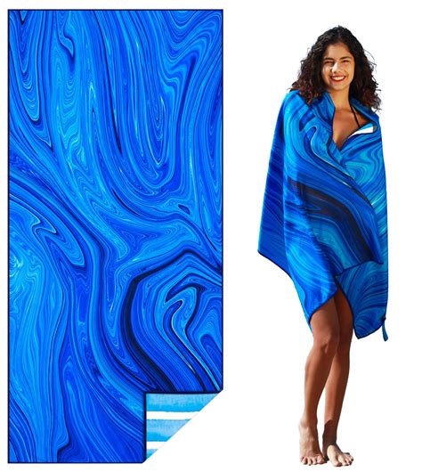 Microfiber Lightweight Beach Towel Sand Free Quick Dry