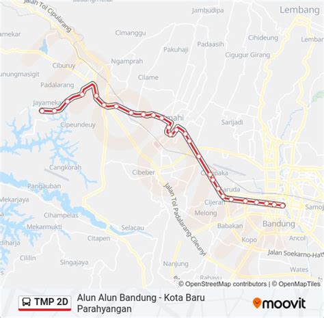 Tmp 2d Route Schedules Stops And Maps Kota Baru Parahyangan Updated