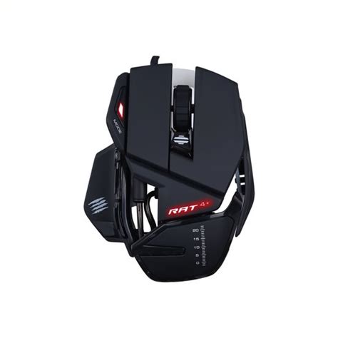 Mad Catz R A T 4 Wired Optical Gaming Mouse Black Tech4u