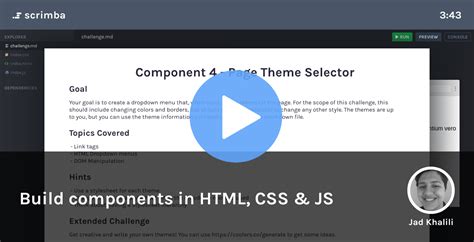Page Theme Selector The Html And Basic Css 🧱🎨