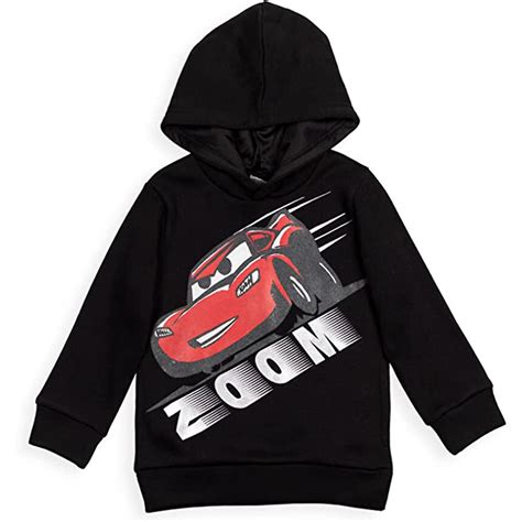 디즈니 픽사 자동차 라이트닝 맥퀸 어린이후드티 Black