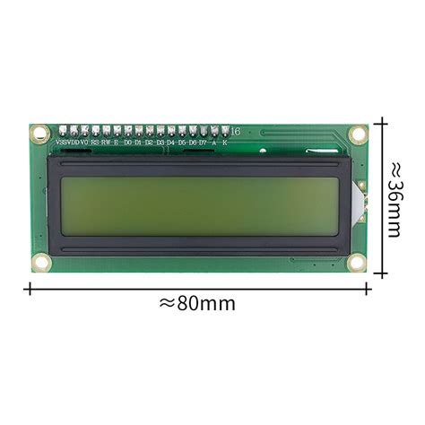 Tenstar Robot Lcd1602i2c Lcd 1602 Module Bluegreen Screen Pcf8574