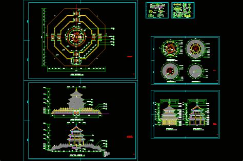 天坛广场和祈年殿的景观设计施工详图CAD图纸 dwg 图海文库
