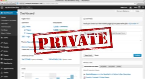 How To Make Your WordPress Blog Or Website Private Make A Website Hub