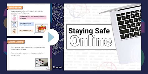 Reinforcing Wellbeing Staying Safe Online PowerPoint