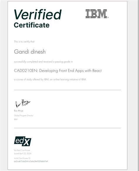 dinesh gandi on linkedin i hereby produce my course completion certificate received in developing…