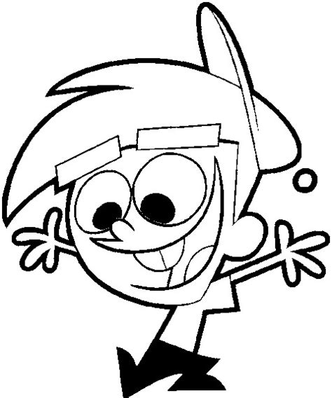 Desenho Para Colorir Os Padrinhos Mágicos Timmy Turner 4