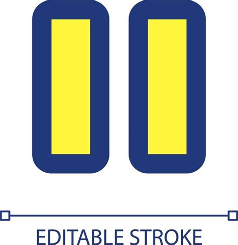 Pause Button Pixel Perfect RGB Color Ui Icon Music Player Playing Multimedia Simple Filled