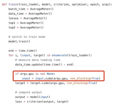 The Imagenet Main When Is Use Multi Gpu Not Set Gpu Args Then The Input Will Not Call Input