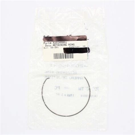 Retaining Ring Part Number 420245951 For Brp Ebay