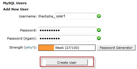 create user database Tăng Dương Triều