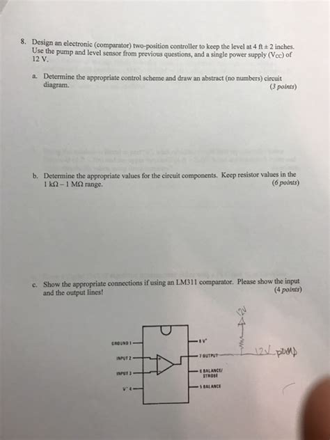 8 Design An Electronic Comparator Two Position