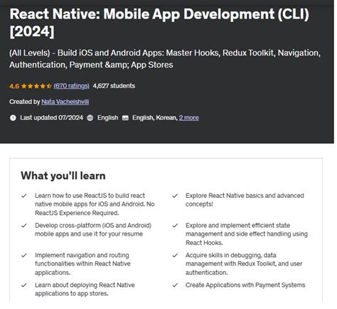 11 Best React Native Courses Web Developers Can Join 2025