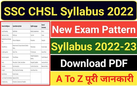 Ssc Chsl Recruitment 2022