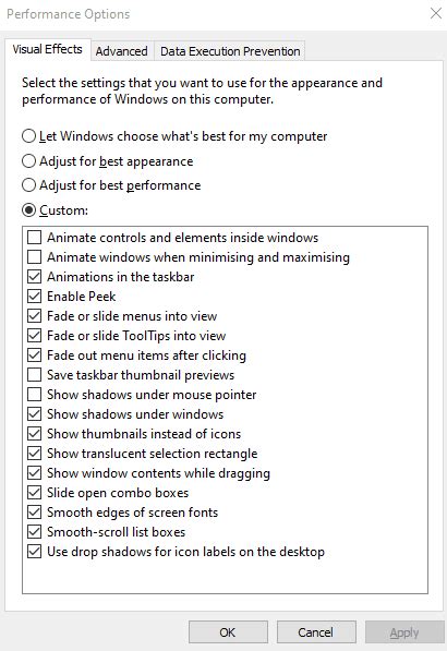 Windows 10 How To Enable Disable Window Animation Technipages