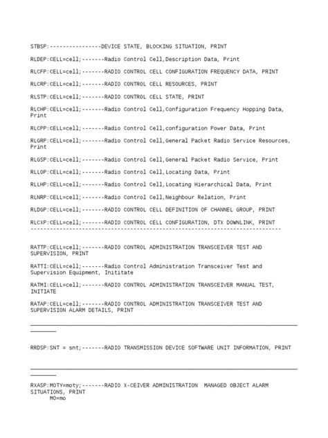 Radio Commands Pdf Radio General Packet Radio Service