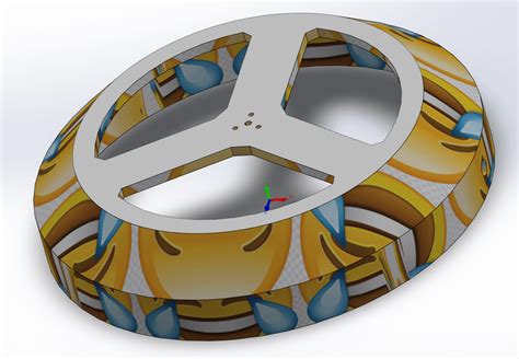 Why Cant I Put A Decal Onto The Top Surface Of This Thing R Solidworks