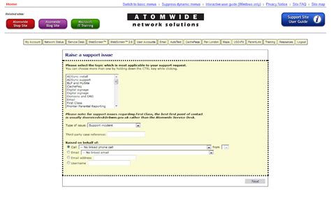 Support Services And Help Desk Lgfl