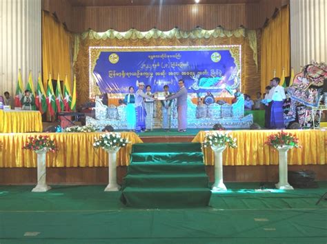 မန္တလေးတိုင်းဒေသကြီးအစိုးရအဖွဲ့ဝင် စီးပွားရေးရာဝန်ကြီးနှင့် လူမှုရေးရာဝန်ကြီး ကျောက်ဆည်ခရိုင