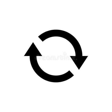 Refresh Icon Isolated On White Background Reload Icon Vector Update