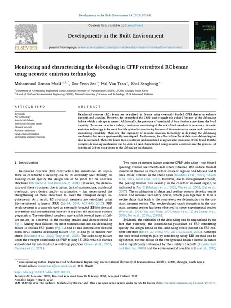 Monitoring And Characterizing The Debonding In Cfrp Retrofitted Rc Beams Using Acoustic Emission