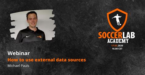 17 03 20 How To Use External Data Sources SoccerLAB