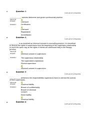 COSC Quiz Docx Question Out Of Points Statutes Determine And Govern