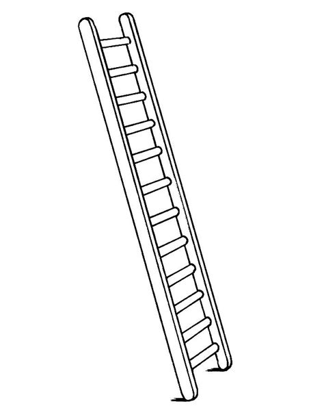 Firefighter Ladder Coloring Page Free Printable Pdf