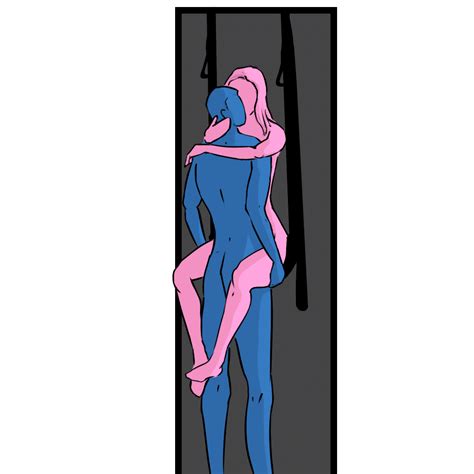 Lovers Embrace Position For Door Sex Swings