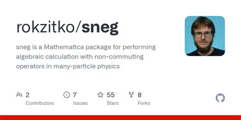 Github Rokzitkosneg Sneg Is A Mathematica Package For Performing Algebraic Calculation With