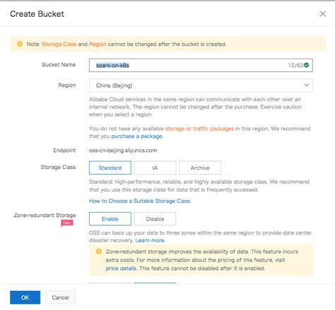 Access Data In OSS From ECI Elastic Container Instance Alibaba